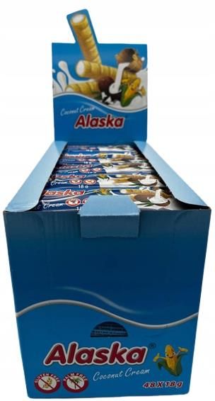 Alaska Rurki Kukurydziane 18g Kokos x48Szt - Ceny i opinie - Ceneo.pl