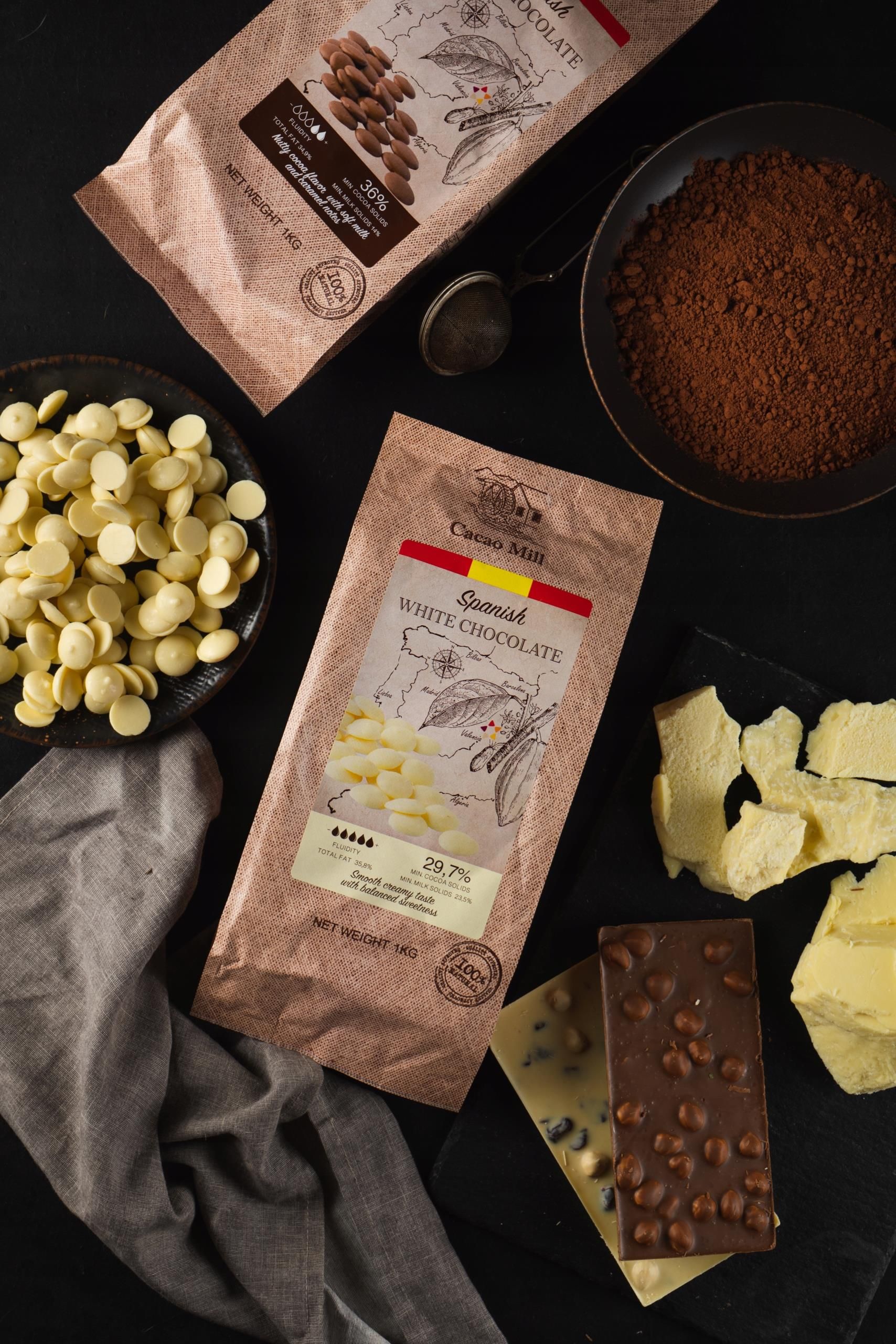 Czekolada Biała 29,7% Hiszpańska Natra Cacao 1kg - Ceny i opinie - Ceneo.pl