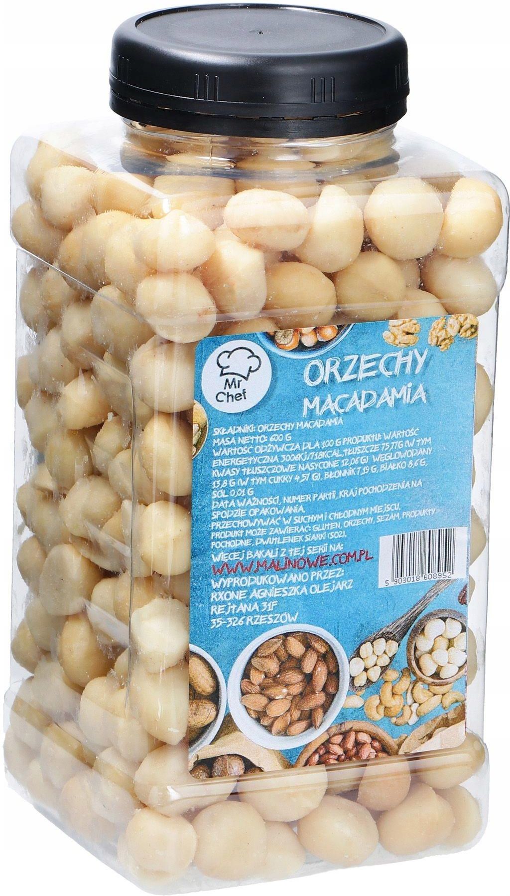 Orzechy Macadamia 600g Makadamia Słoik Pyszne - Ceny i opinie - Ceneo.pl