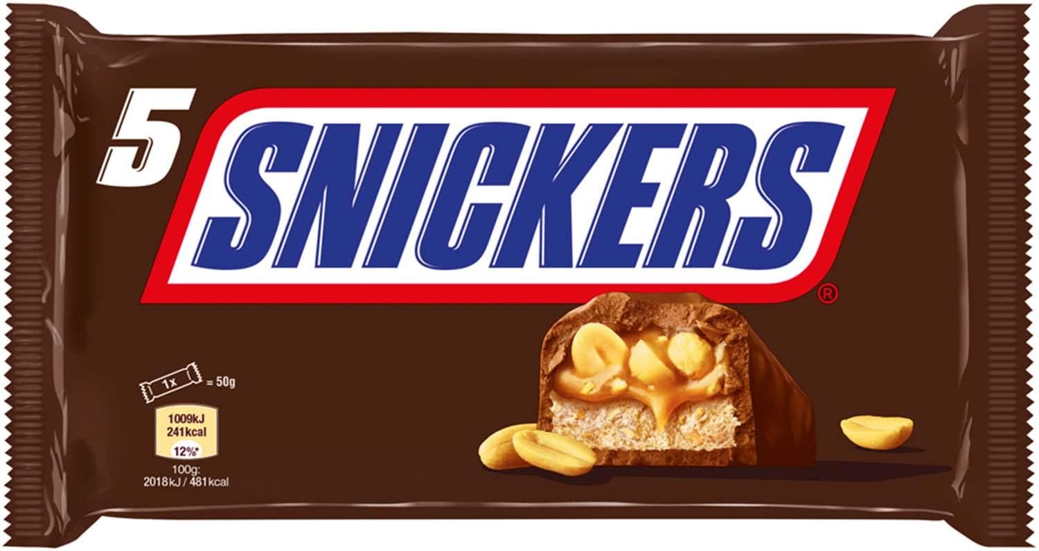 Mars Baton Snickers Multipaczka 5Sztuk Z Niemiec - Ceny i opinie - Ceneo.pl
