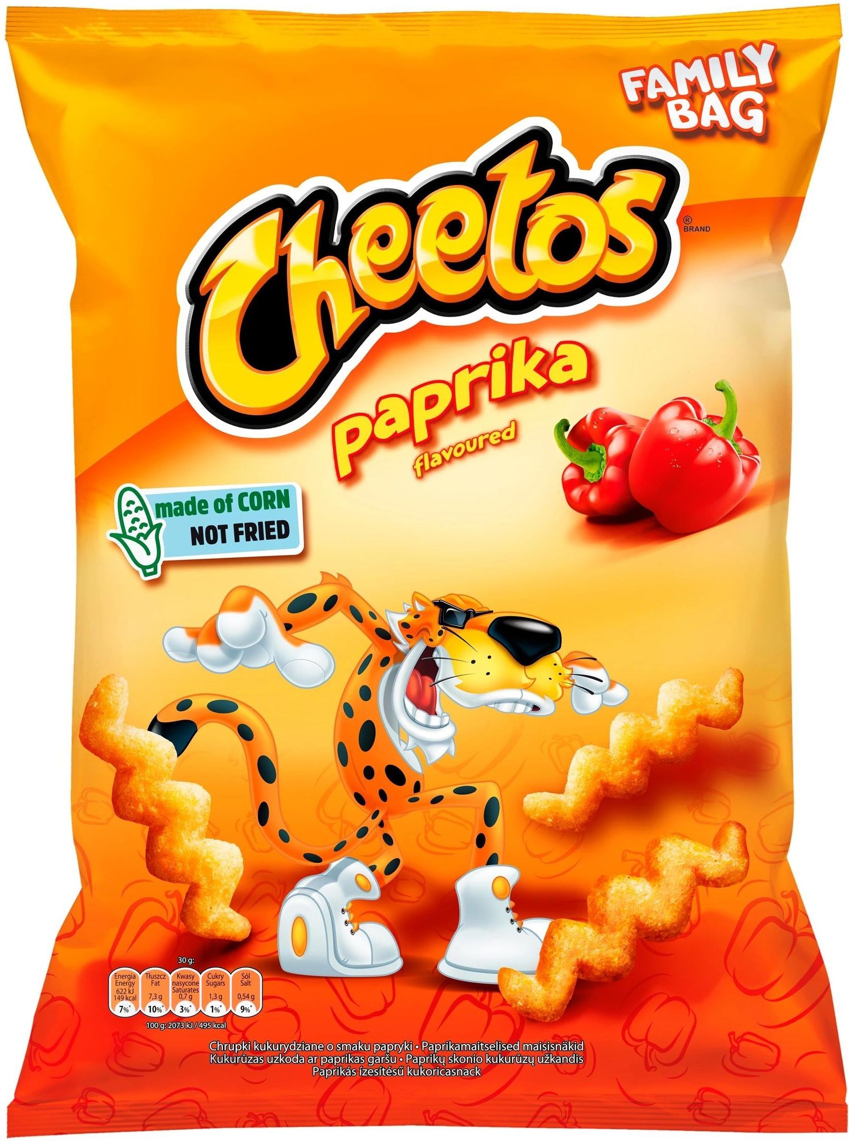 Cheetos Papryka Chipsy Chrupki Smak Papryki 3x130g - Ceny i opinie ...
