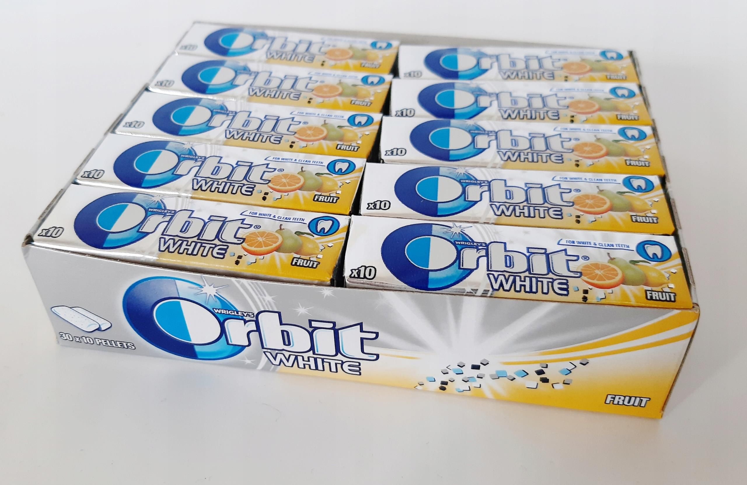 Orbit Guma White Fruit Nowość 30Szt - Ceny i opinie - Ceneo.pl