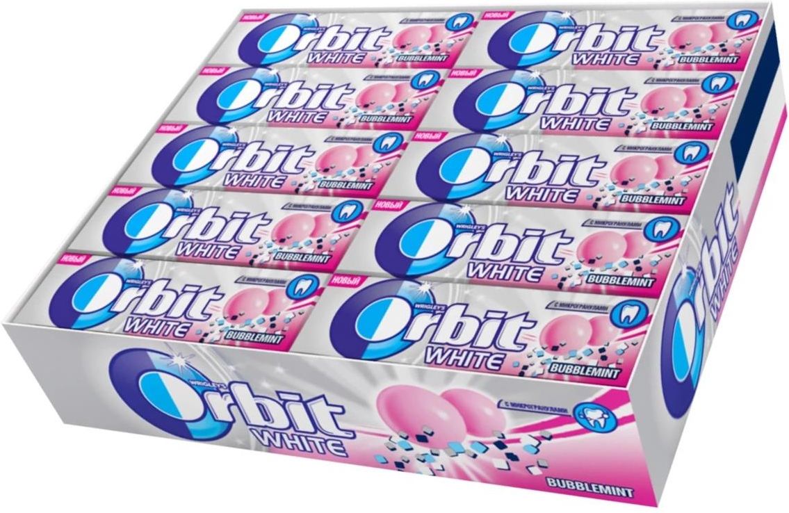 Wrigley Guma Orbit White Bubblemint 30Szt - Ceny i opinie - Ceneo.pl