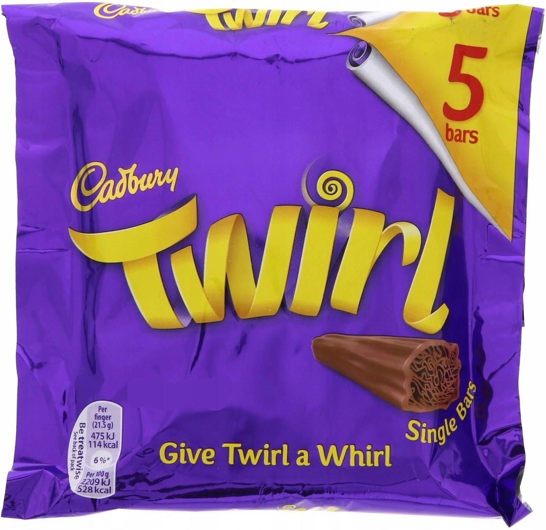 Batoniki Cadbury Twirl 5x21,5g - Ceny i opinie - Ceneo.pl