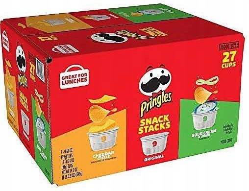 Pringles Chipsy Snack Stacks Cups 549g - Ceny i opinie - Ceneo.pl