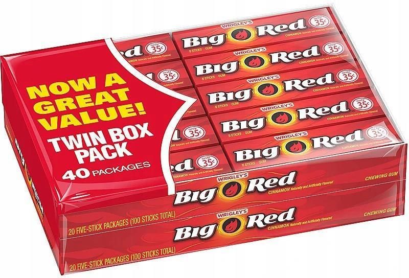 WrigleyS Guma Do Żucia Cynamonowa Big Red 200Szt. Z Usa - Ceny i opinie ...