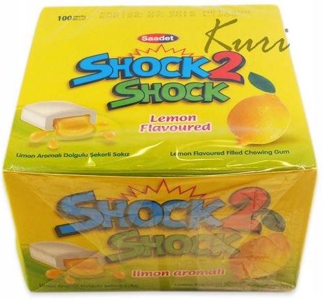 Guma Shock 2 Kwaśna Cytryna 100Szt Mega Promocja - Ceny i opinie - Ceneo.pl