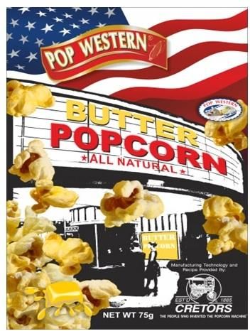 Pop Western Butter Popcorn Smak Maślany 75g - Ceny i opinie - Ceneo.pl