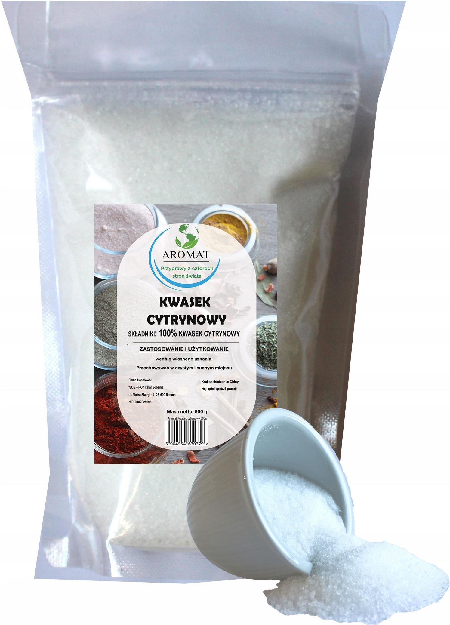 Kwasek Cytrynowy Kwas Spożywczy 100g Czysty E330 - Ceny i opinie - Ceneo.pl