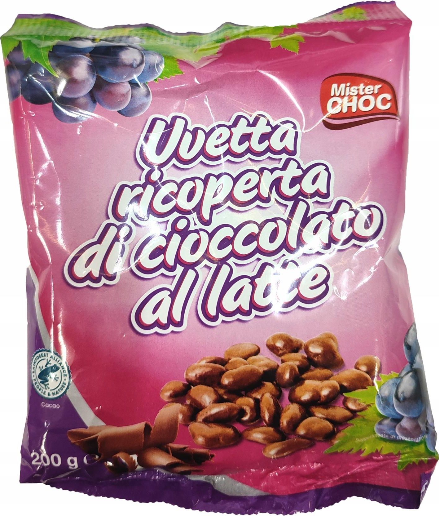 Mister Choc Rodzynki W Mlecznej Czekoladz 200gam - Ceny i opinie - Ceneo.pl