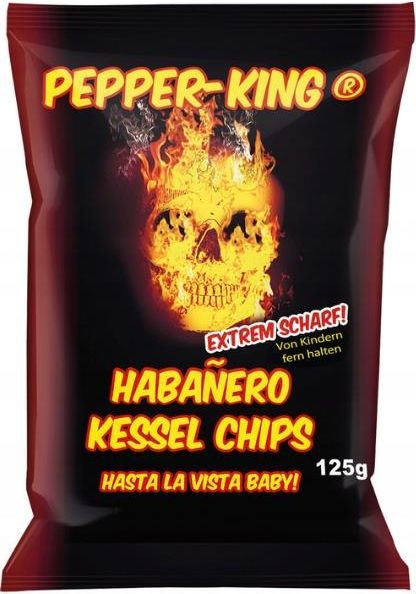 Chipsy Z Papryczką Chili Habanero, 125g - Ceny i opinie - Ceneo.pl