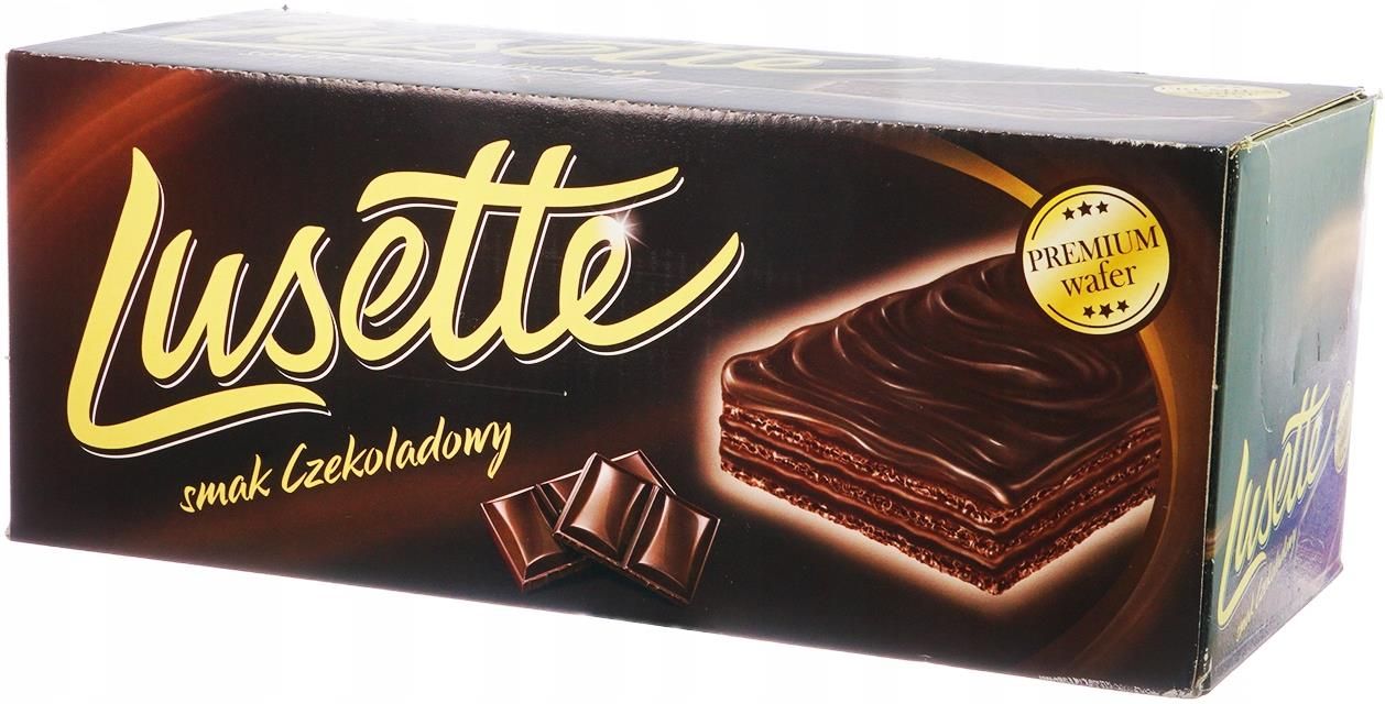 Wafelki Lusette Czekoladowe 50gx36 - Ceny i opinie - Ceneo.pl