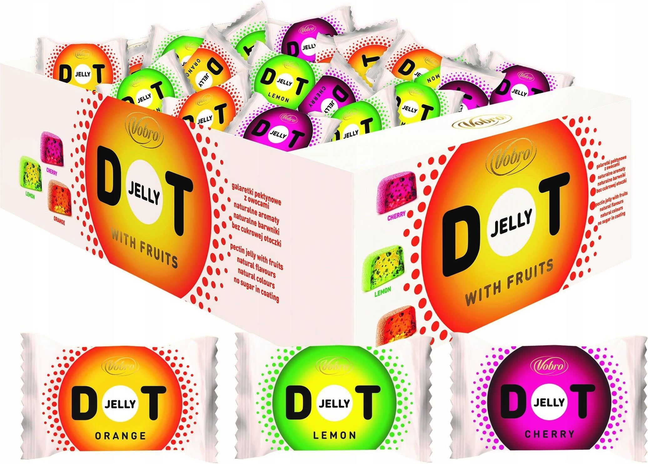 Vobro Jelly Dot 2,5kg Galaretki Owocowe - Ceny i opinie - Ceneo.pl