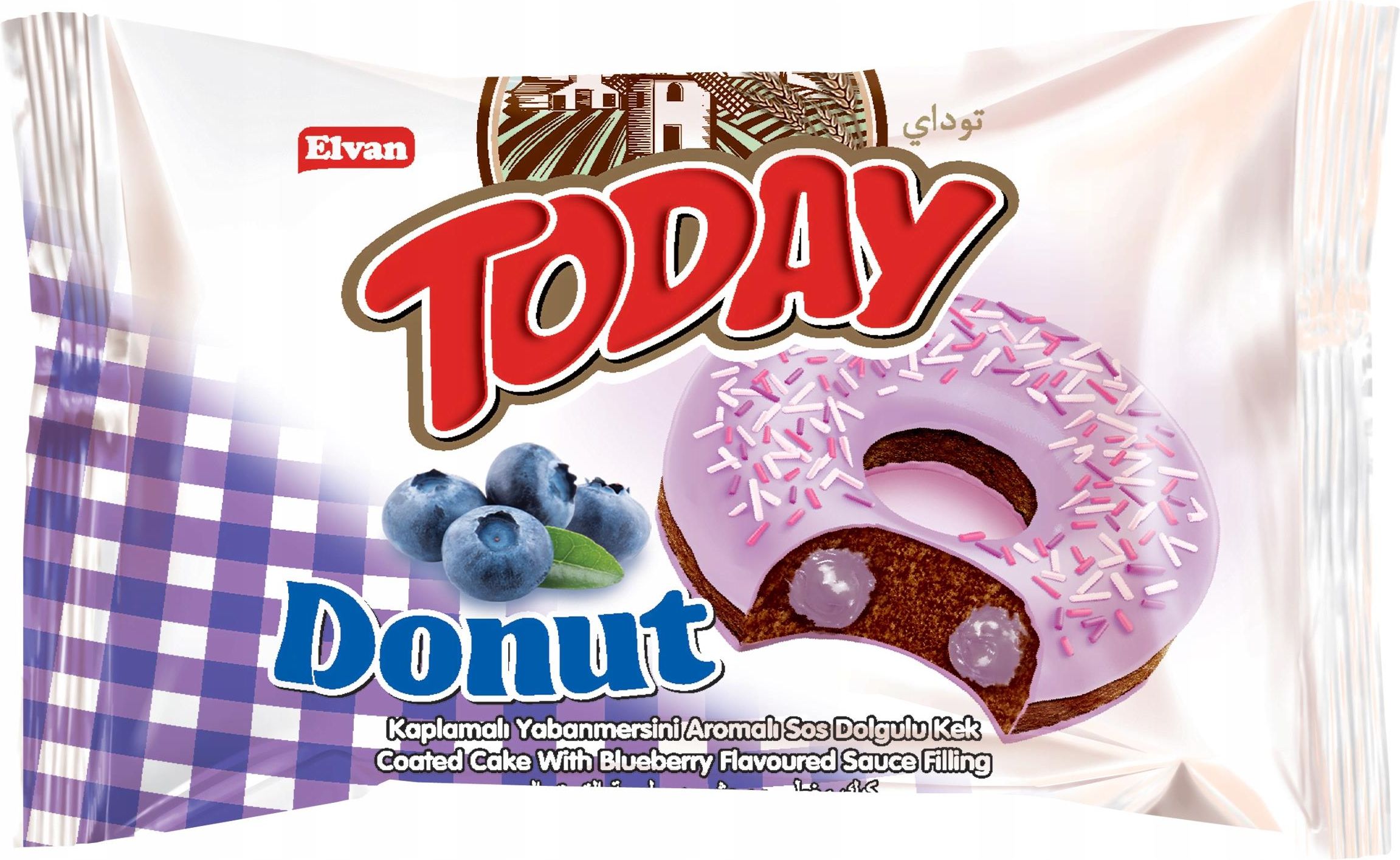 Elvan Today Donut Jagodowy 50g x 24Szt/Display - Ceny i opinie - Ceneo.pl