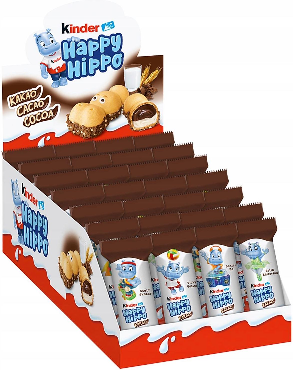 Kinder Baton Happy Hippo Kakao 28 Sztuk Z Niemiec - Ceny i opinie ...