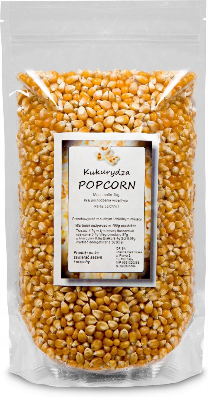 Kukurydza Popcorn 1kg - Ceny i opinie - Ceneo.pl