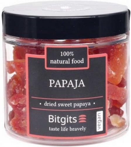 Bitgits Papaja Suszona Naturalna Bez Cukru Konserwantów - Ceny i opinie - Ceneo.pl
