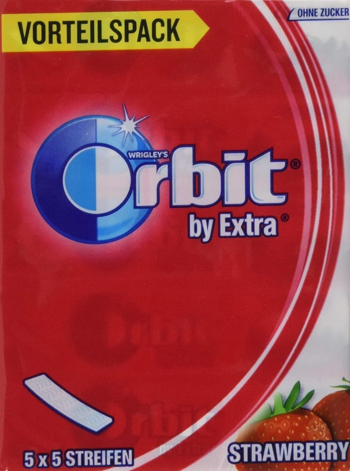 WrigleyS Gumy Do Żucia Orbit Strawberry 5x5Sztuk - Ceny i opinie - Ceneo.pl