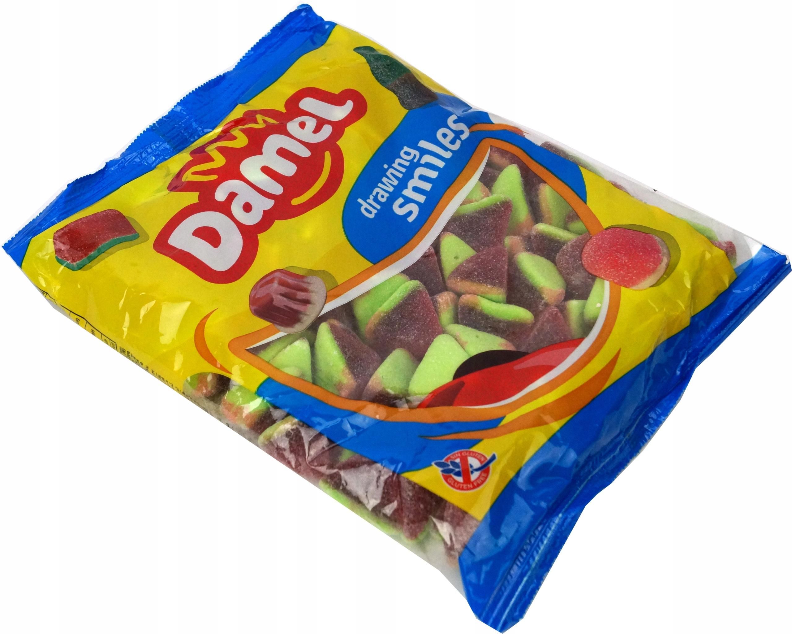 Damel Żelki Drawing Smiles Watermelon Arbuzy 1kg - Ceny i opinie - Ceneo.pl