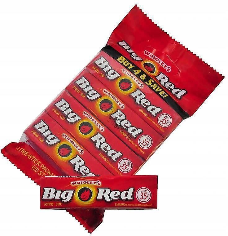 WrigleyS Guma Do Żucia Cynamonowa Big Red 20Szt. Z Usa - Ceny i opinie ...