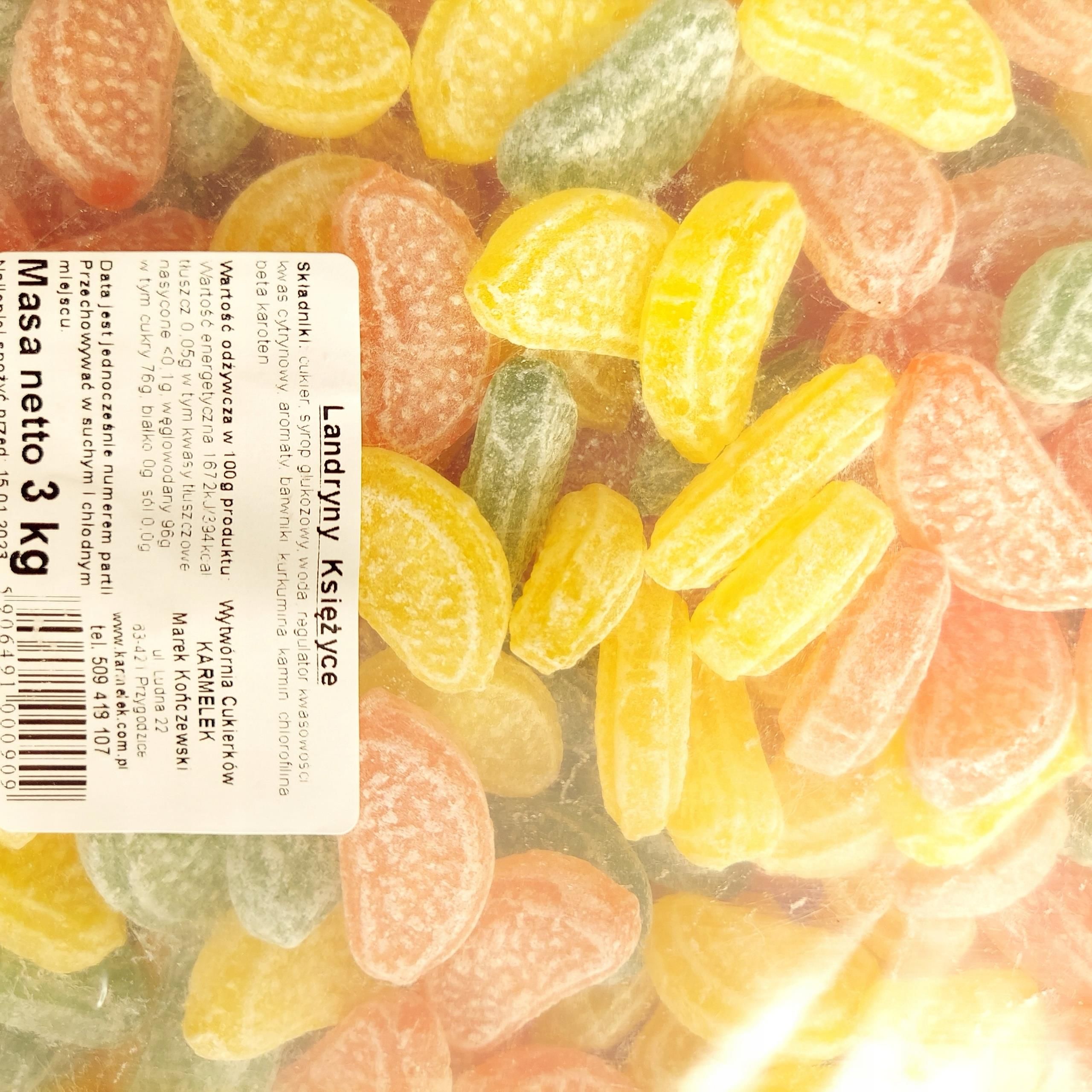 Landryny Księżyce Karmelek Landrynki 3kg - Ceny i opinie - Ceneo.pl