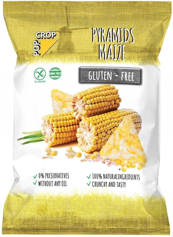 Popcrop Pop Crop Pyramids Maize GlutenFree 80g - Ceny i opinie - Ceneo.pl