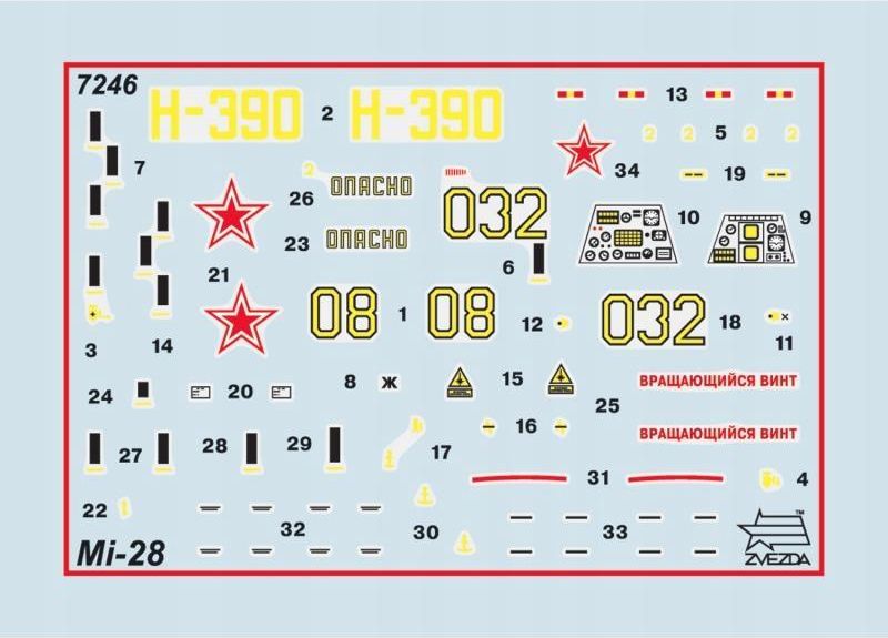 Zvezda Helicopter Mi 28A Havoc 7246 Skala 1/72 - Ceny i opinie - Ceneo.pl