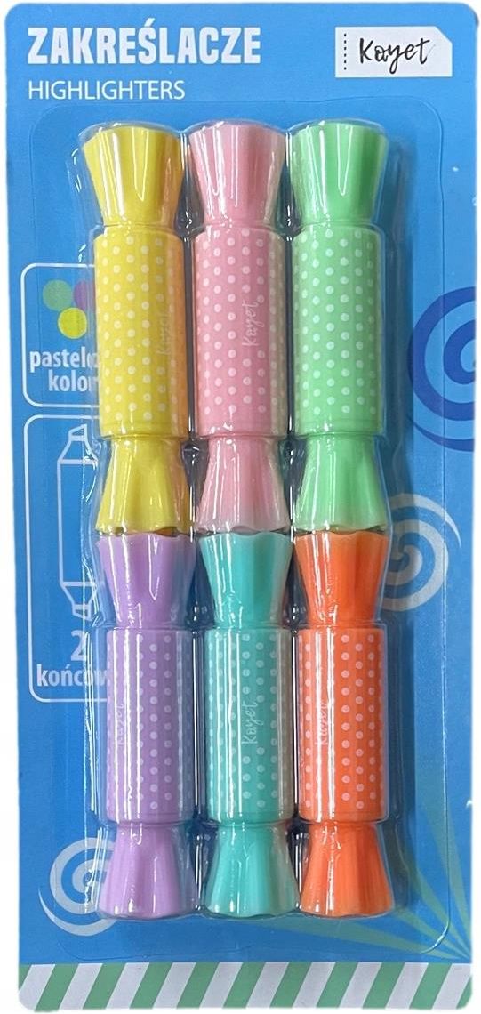 Kayet Zakreślacze Zakreślacz Flamaster Pisak 6 Szt (CF5528) - Ceny i ...