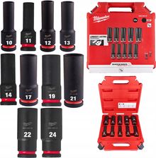 Milwaukee Zestaw nasadek udarowych 1/2'' długich 10 szt. 4932480457 ...