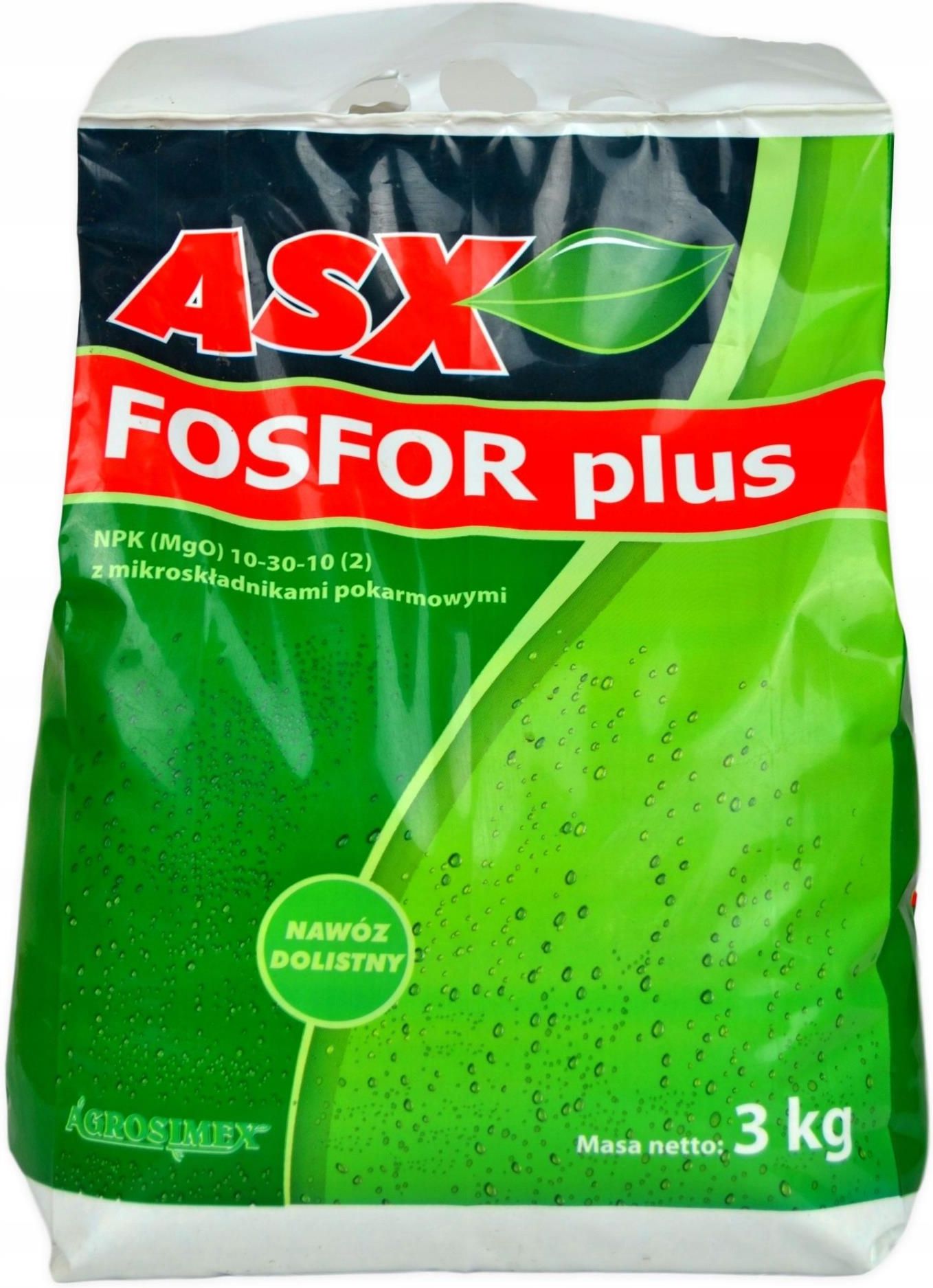 Nawóz Asx Fosfor Plus 3Kg Nawóz Dolistny - Ceny i opinie - Ceneo.pl