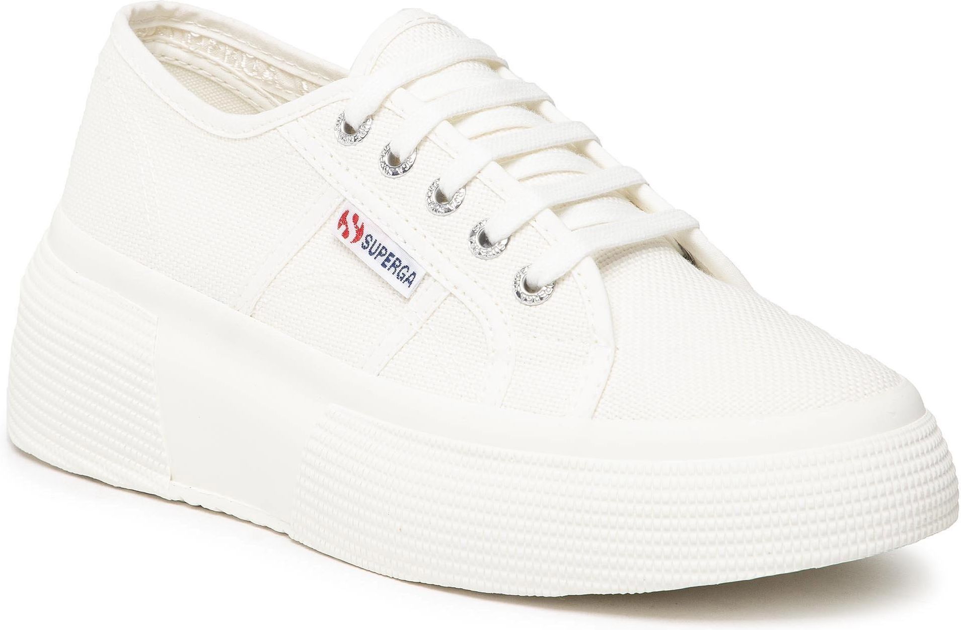 Sneakersy SUPERGA - 2287 Bubble S00DQS0 Full White Avorio AC6 - Ceny i ...