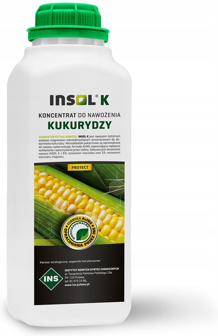 Nawóz Insol K Nawóz Płynny Koncentrat Dla Kukurydzy 1L - Ceny i opinie ...