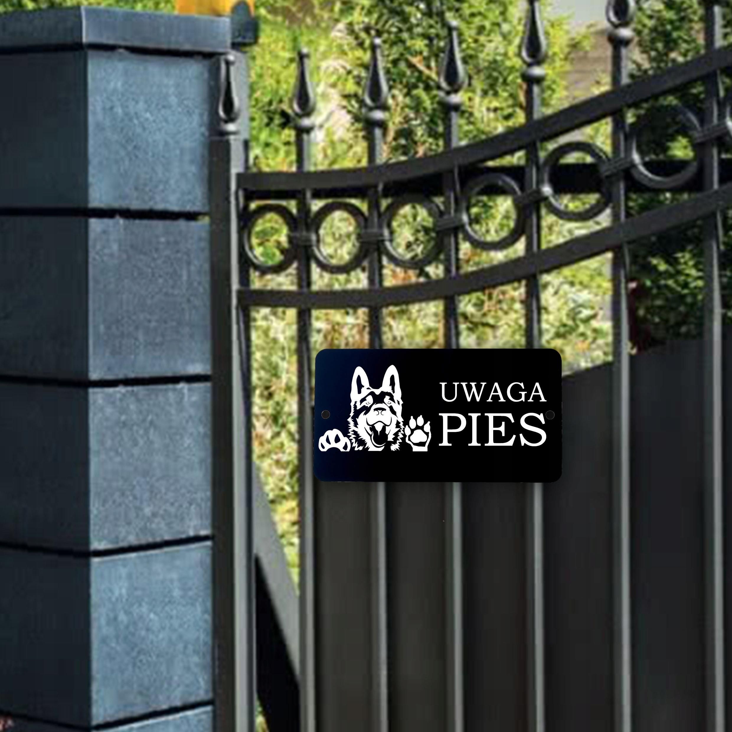 Tabliczka Uwaga Pies Psy Brama - Ceny i opinie - Ceneo.pl