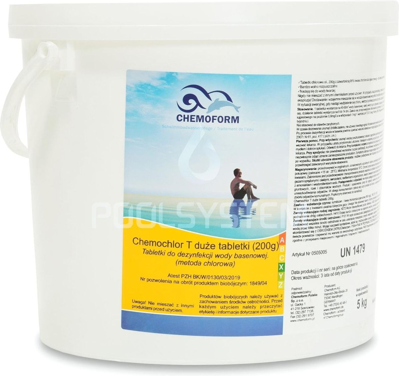 Chemoform Chlor Do Basenu W Tabletkach 200G Chemochlor T 5Kg - Ceny i ...