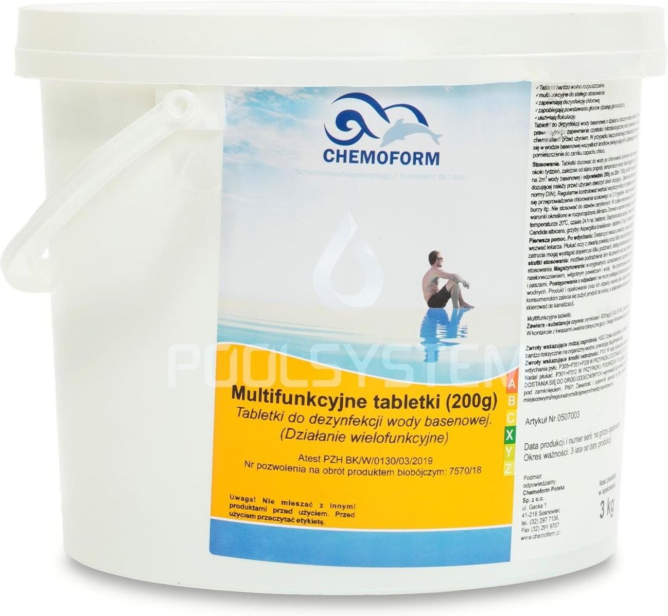 Chemoform Multifunkcyjne Tabletki Do Basenu 4W1 200G 3Kg - Ceny i ...