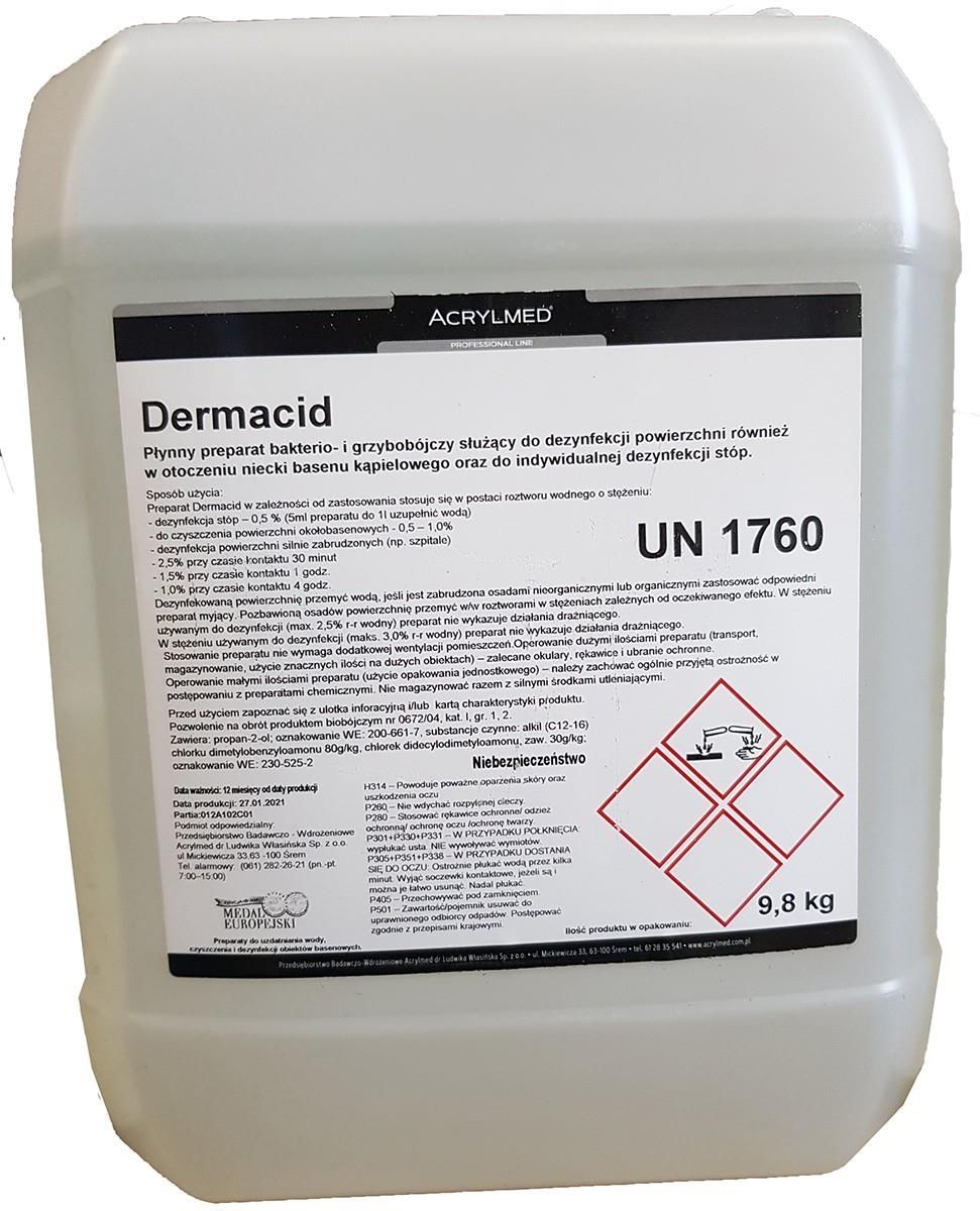 Poolsystem Płyn Do Dezynfekcji Stóp Na Basenach Dermacid - Ceny i ...