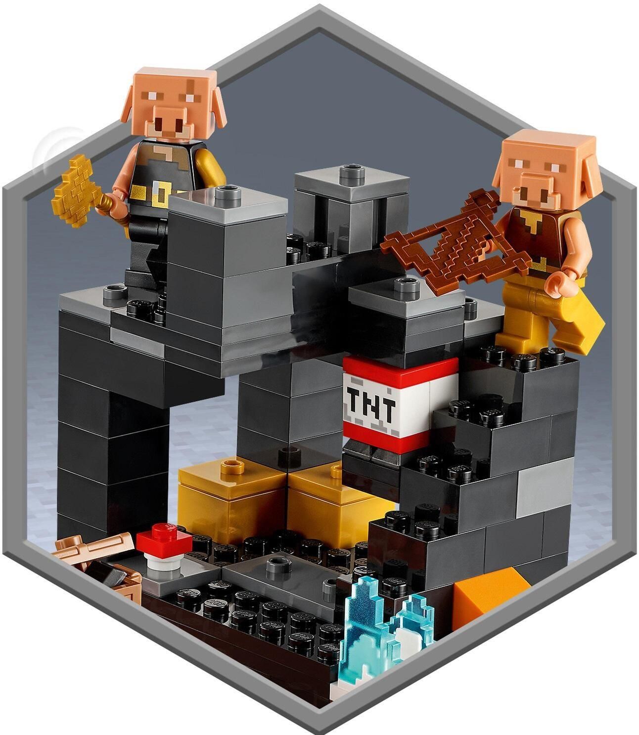 LEGO Minecraft 21185 Bastion w Netherze - Ceny i opinie - Ceneo.pl