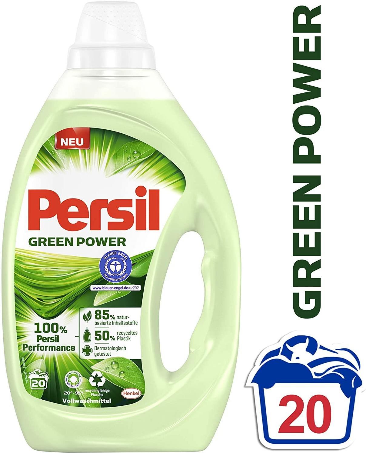 Persil Green Power Uniwersalny Płyn Do Prania Z Naturalnymi I ...