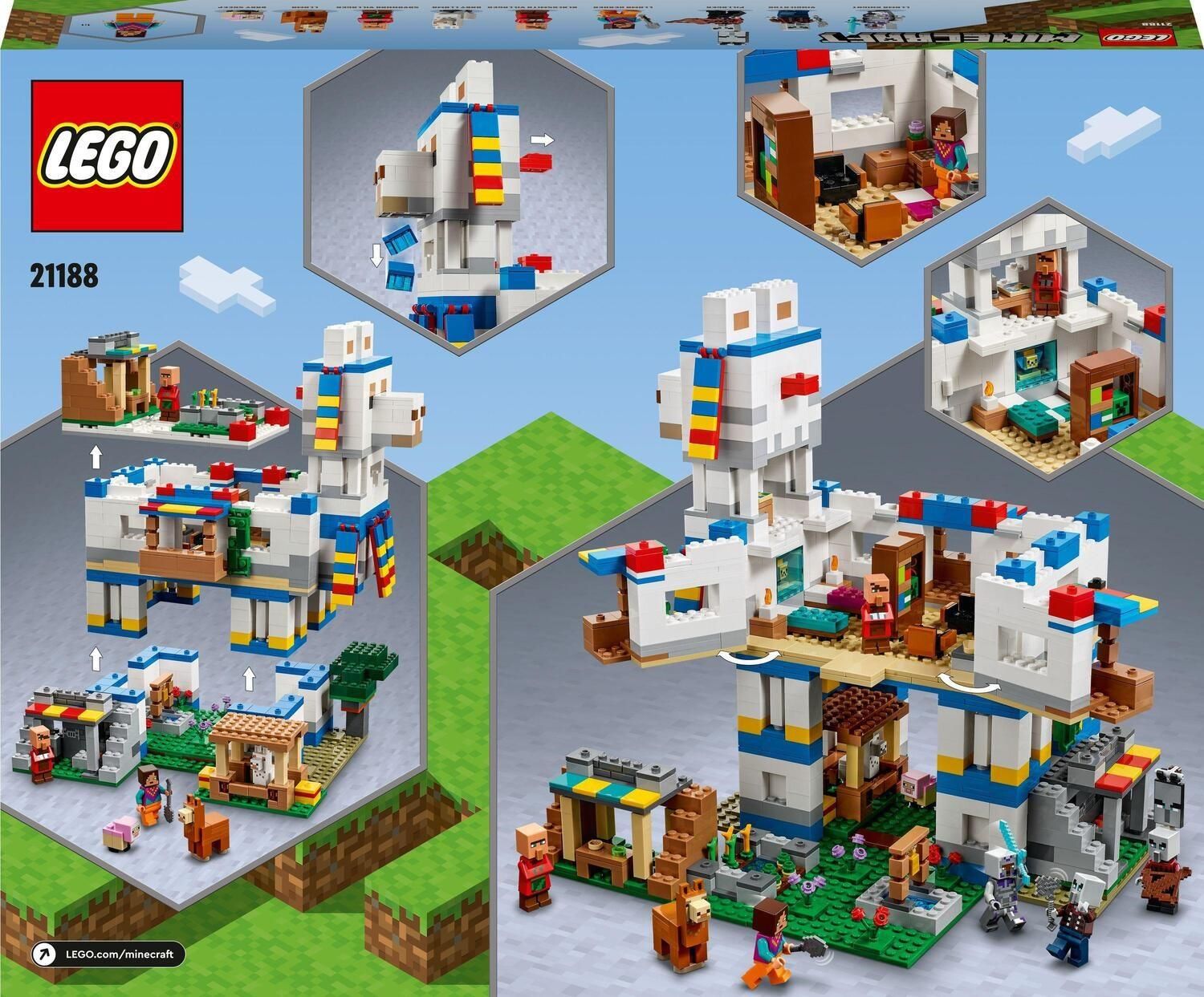 LEGO Minecraft 21188 Wioska lamy - ceny i opinie - Ceneo.pl