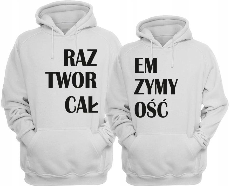 Bluzy Dla Par z kapturem Razem Tworzymy Całość XXL - Ceny i opinie ...
