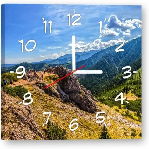 Artlux Obraz Z Zegarem Szlak Na Giewont 4266A Kwadrat (4266Aop ...