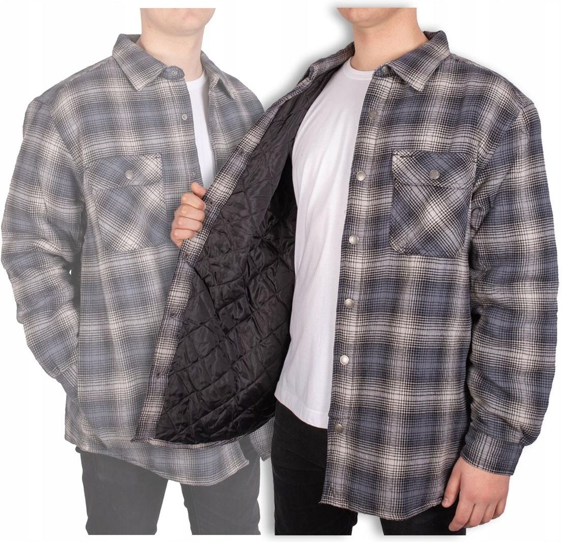 Koszula Flanelowa koszula ocieplana Kurtka XL - Ceny i opinie - Ceneo.pl