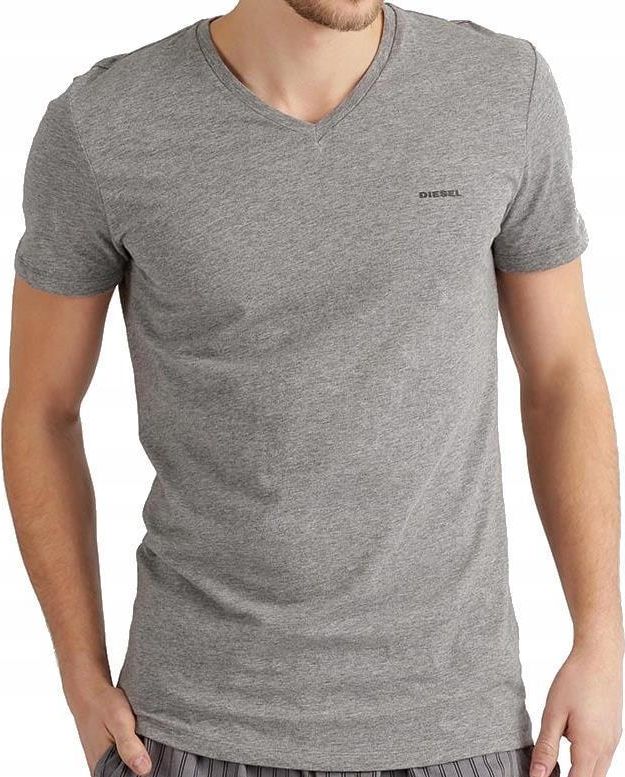 Diesel _ Nowa Szara Koszulka V-neck logo _ XXL - Ceny i opinie - Ceneo.pl