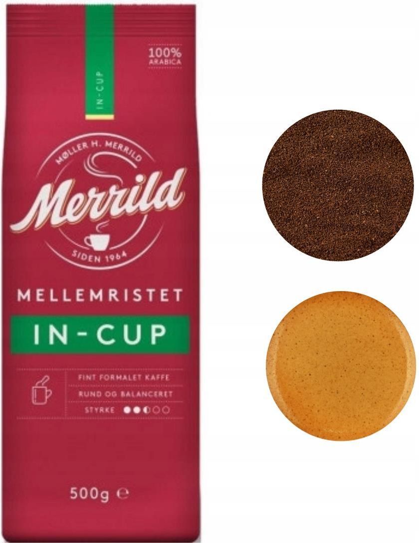 Kawa Merrild Mellemristet In-Cup 500g Kawa Mielona Dk - Ceny i opinie ...