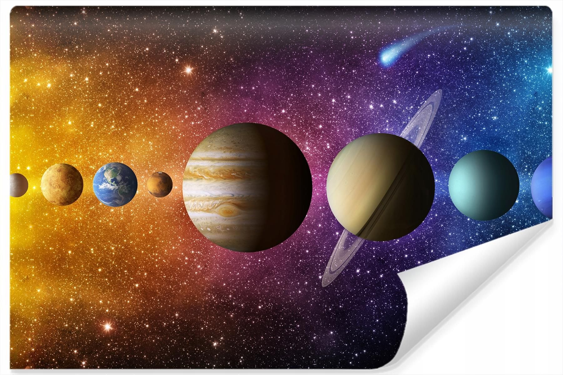 Muralo Fototapeta Planety Gwiazdy Kolorowe Niebo 405X270 - Opinie i ceny na Ceneo.pl