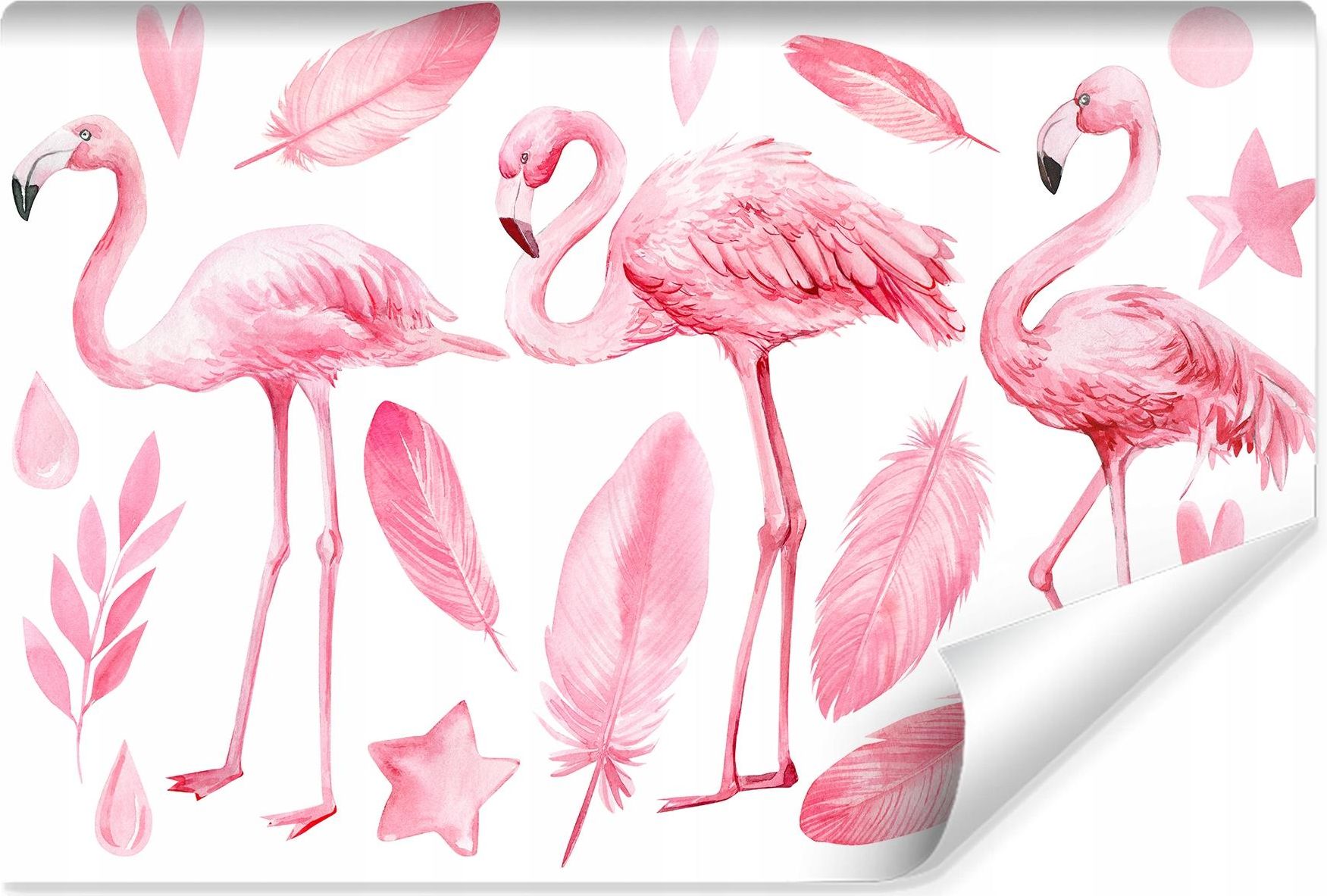 Muralo Fototapeta Dla Dzieci Flamingi Serduszka 90X60 - Opinie i ceny na Ceneo.pl