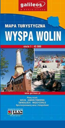 Wyspa Wolin mapa 1:45 000 Plan - Ceny i opinie - Ceneo.pl