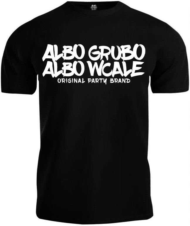 T-shirt Albo Grubo Albo Wcale Logo czarny L - Ceny i opinie - Ceneo.pl