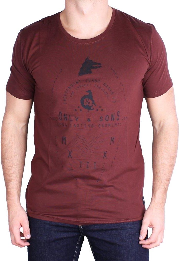 Only Sons koszulka Bordowa t-shirt Vintage nowy L - Ceny i opinie ...