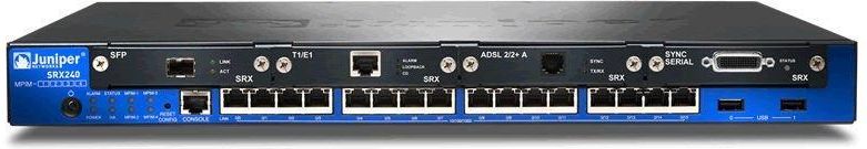 Juniper SRX services gateway 240 with 16 x GE ports, 4xmini-PIM slots ...